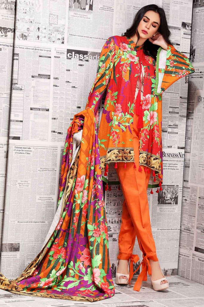 Warda-Latest Women Best Winter Dresses Designs Collection 2018 (3 ...