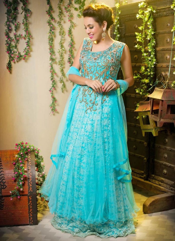 Diwali Special Dresses New Collection Indian Fancy Suits for Women 2014 ...
