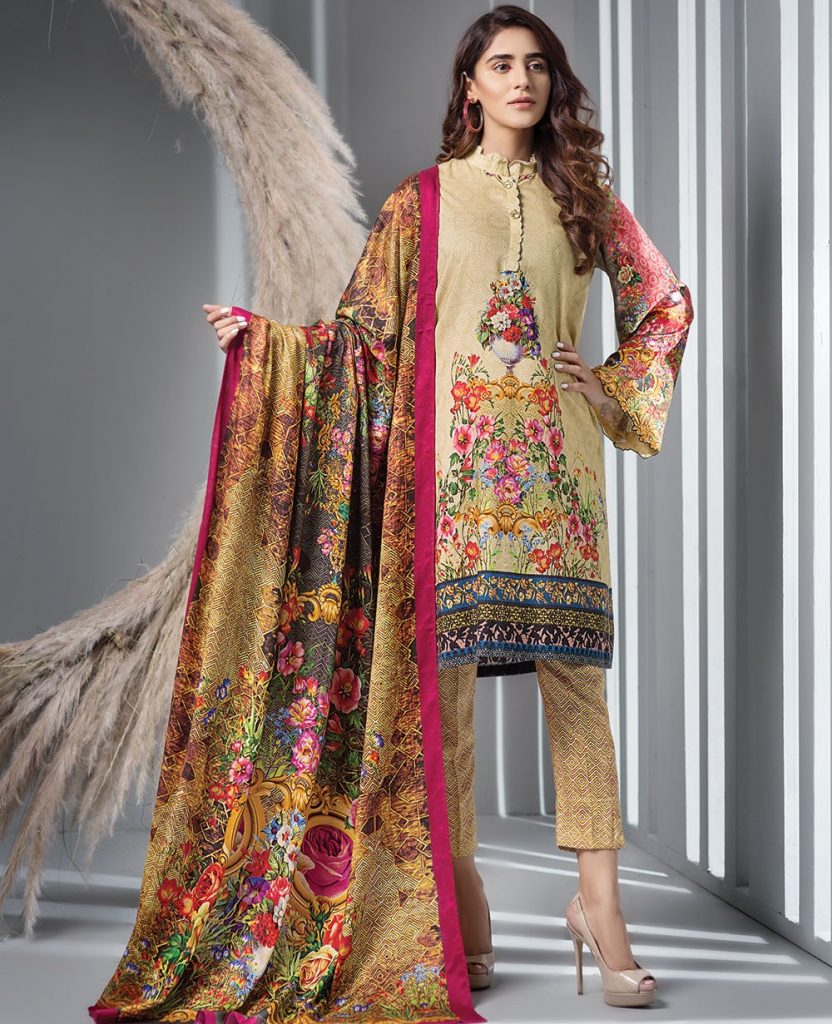 Ittehad Latest Winter Linen Khaddar Dresses Designs 2018-2019