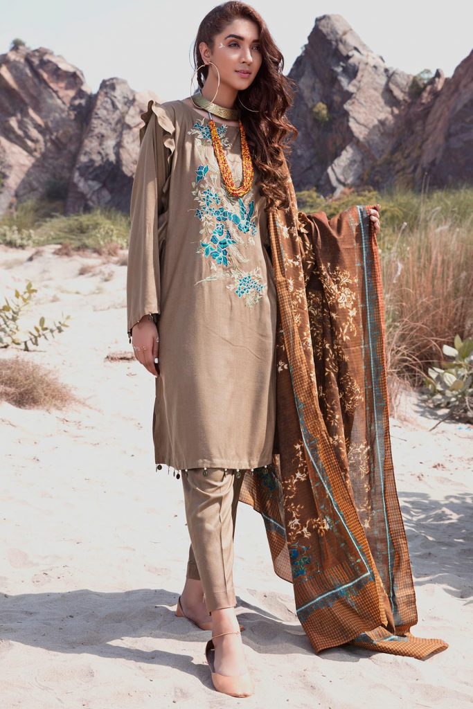 MARINA Embroidered Dresses- Warda Latest Women Designer Winter Dresses ...