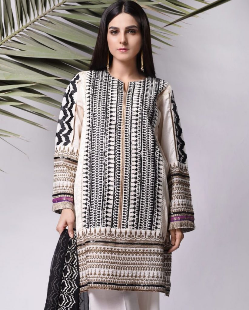 Nimsay Luxury Summer Embroidered Lawn Suits Collection 2018-19