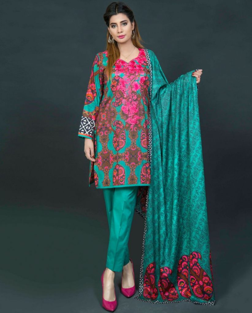 Nimsay Luxury Summer Embroidered Lawn Suits Collection 2018-19