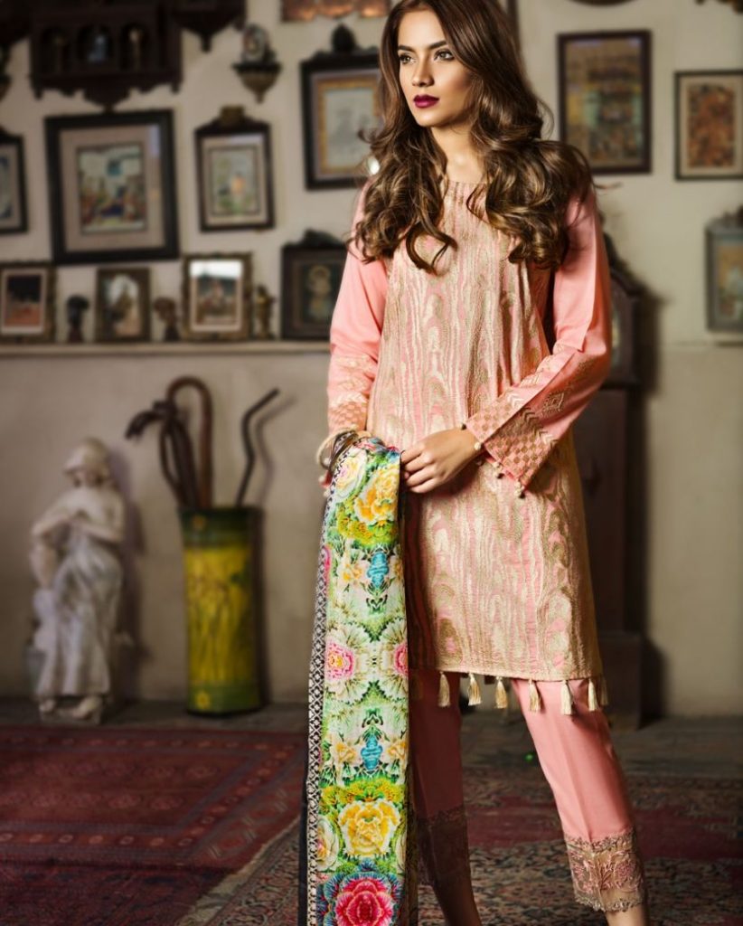 Nimsay Luxury Summer Embroidered Lawn Suits Collection 2018-19