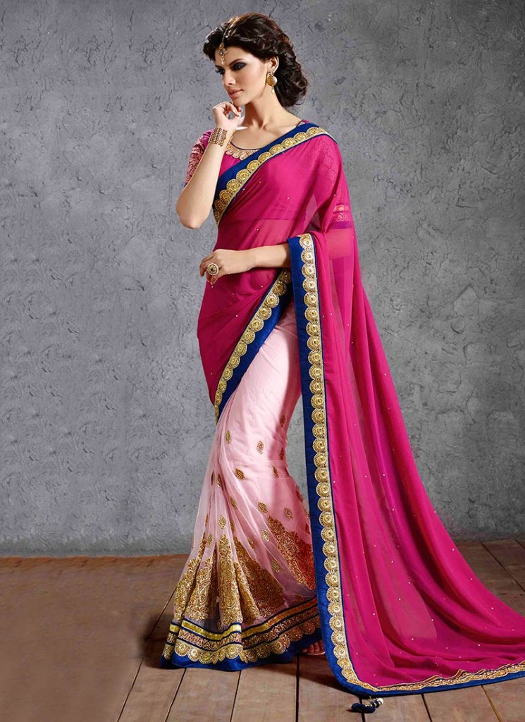 Latest Indian Party Wear Sarees Collection 2015-2016 (23) - StylesGap.com