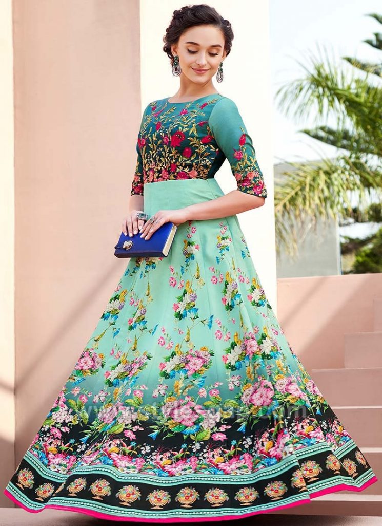 Latest Umbrella Cut Dresses Frocks Designs 2024-25 Collection