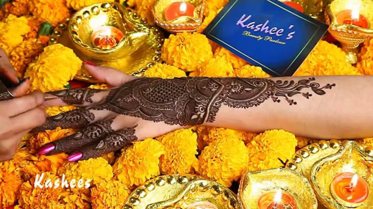 Stylish Mehndi Designs Collection 2018-2019 by Kashee Artist Salon