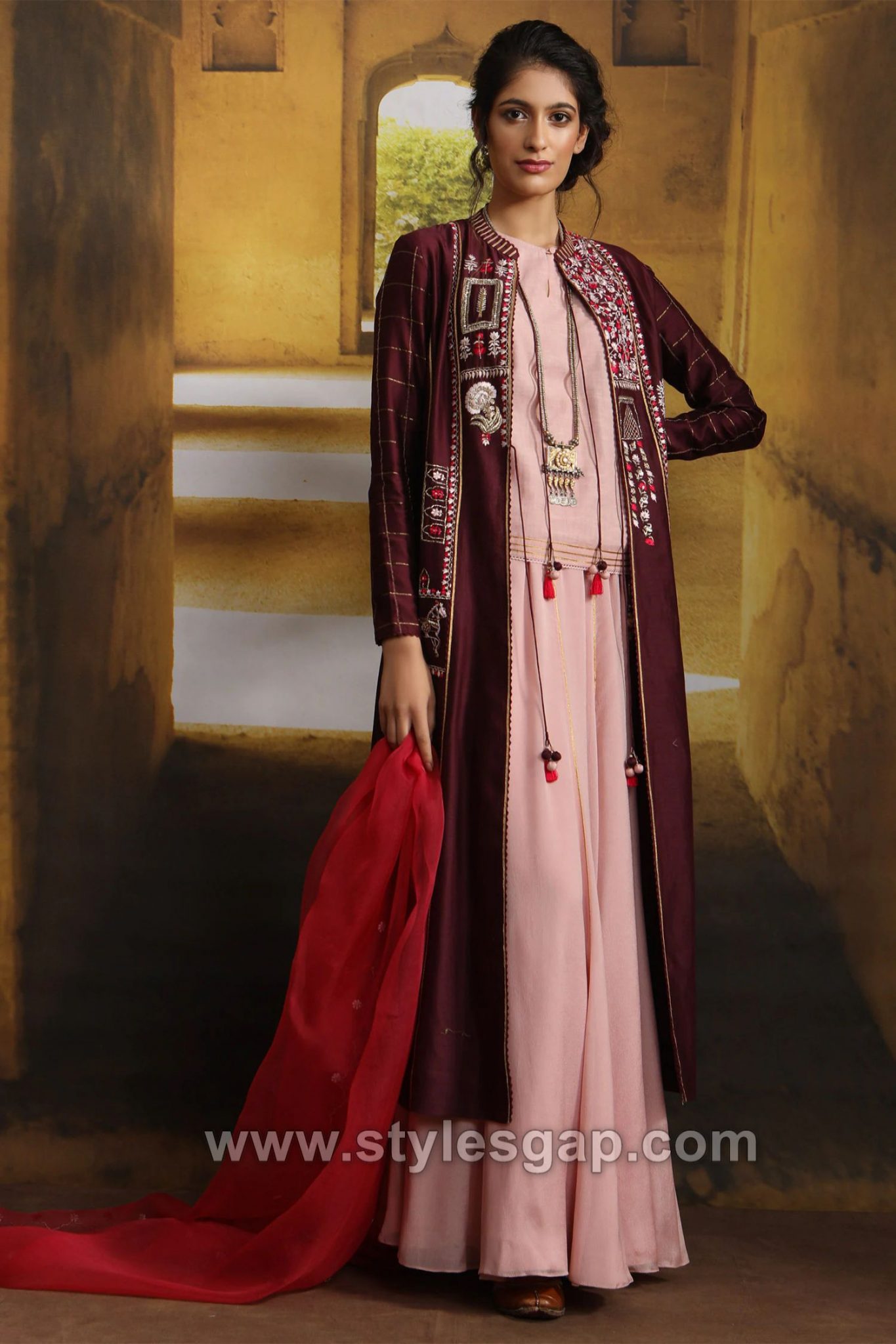 Indian Jacket Style Dresses Koti Anarkali Suits 2022-23 Collection