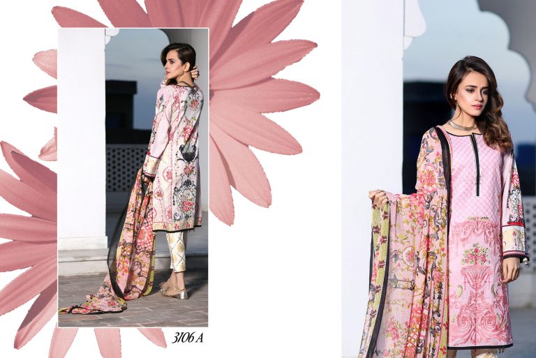 Flora Premium Lawn Designs Collection 2017 Best Pakistani Lawn Suits