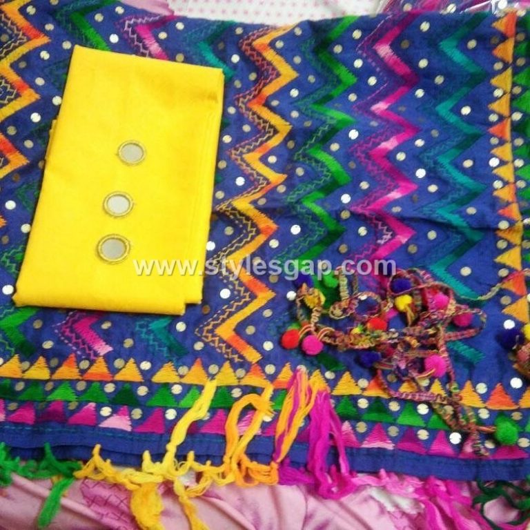 Latest Phulkari Dress Designs 2022-23 Dupatta, Trousers, Jackets