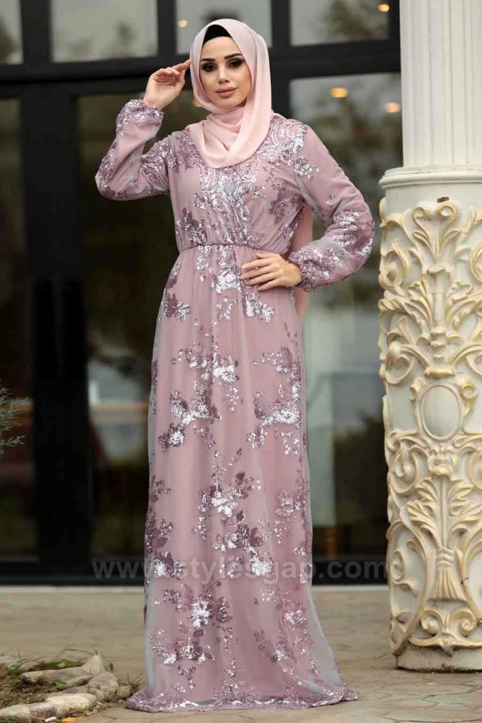 Latest Fancy Party Wear Formal Hijabs Abaya Evening Dresses (26 ...