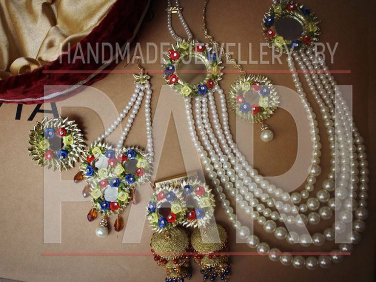 Handmade Mayon Mehndi Jewelry 2018 by Pari Designs Collection