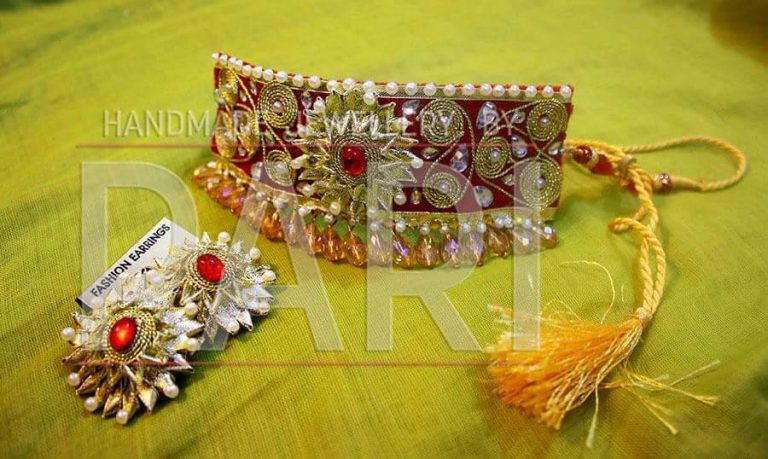 Handmade Mayon Mehndi Jewelry 2018 by Pari Designs Collection