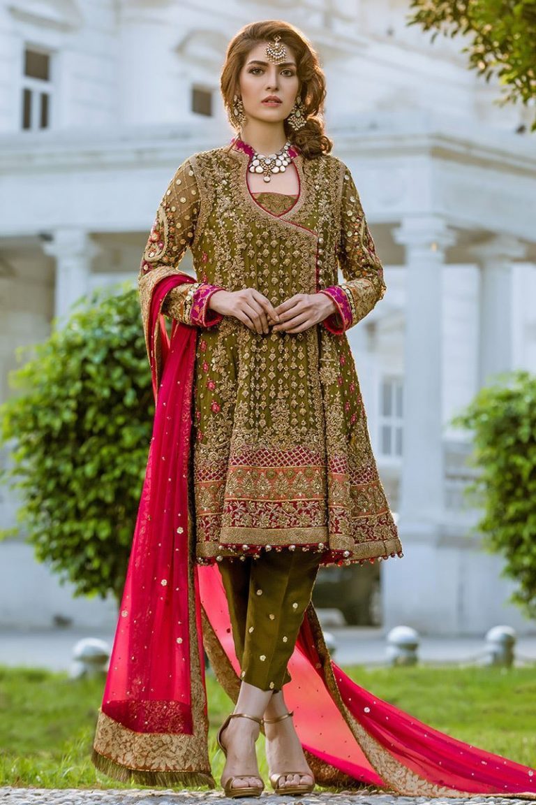 Pakistani Party Wear Embroidered Shirts 2025-26 Latest Designs