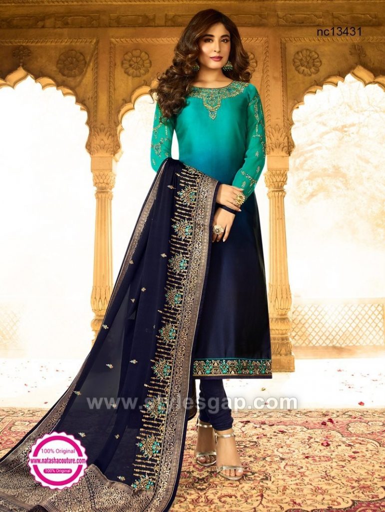 Indian Fashion Designer Churidar Suits Designs Collection 2018-2019