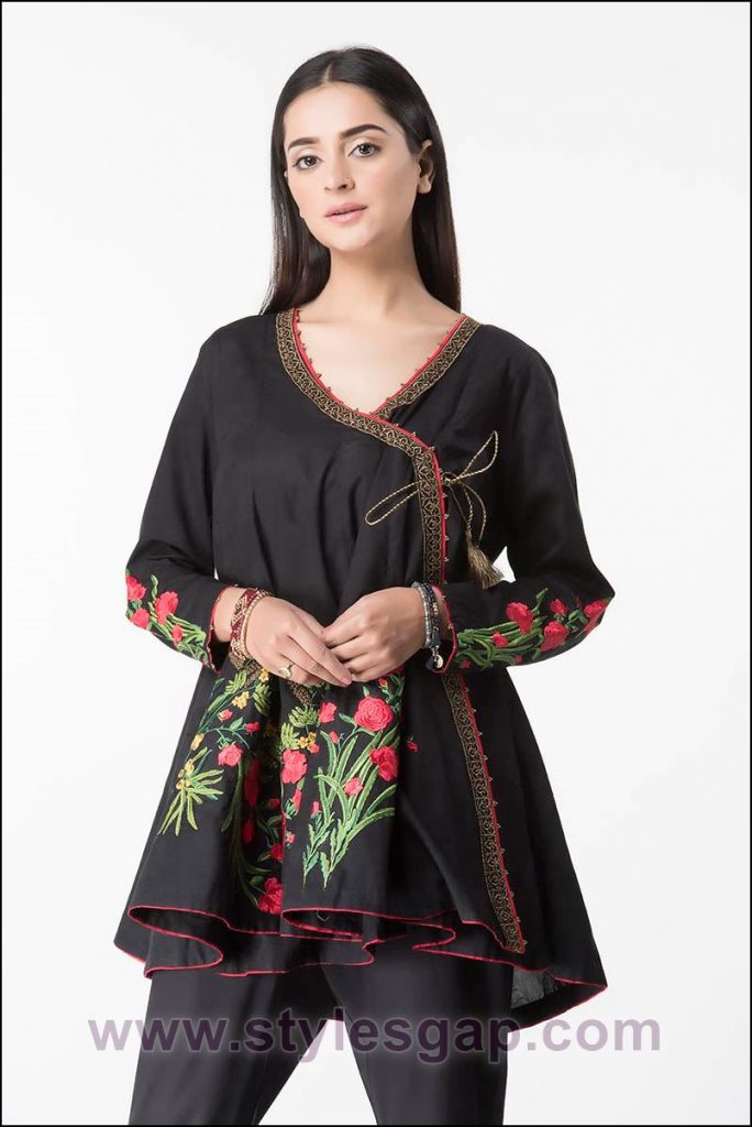 Latest Ladies Medium Shirts Frocks Designs & Styles 2024