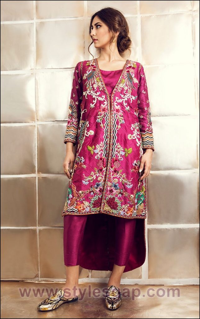 Latest Ladies Medium Shirts Frocks Designs & Styles 2024