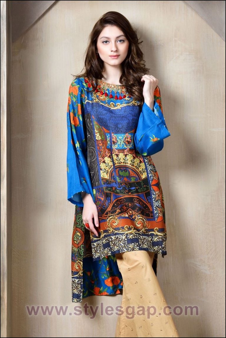 Latest Ladies Medium Shirts Frocks Designs & Styles 2024