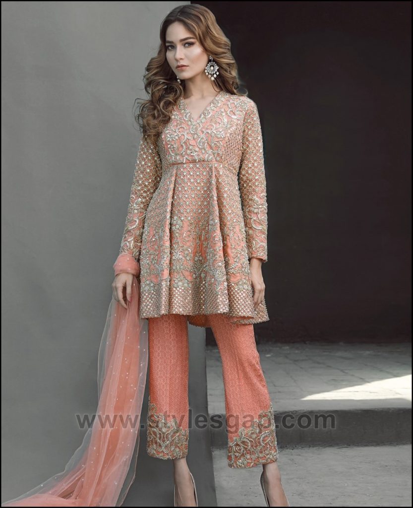 Latest Ladies Medium Shirts Frocks Designs & Styles 2024
