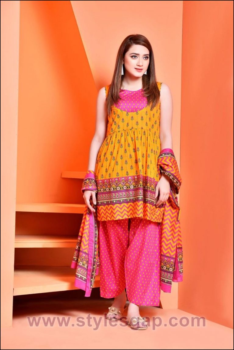 Latest Ladies Medium Shirts Frocks Designs & Styles 2024