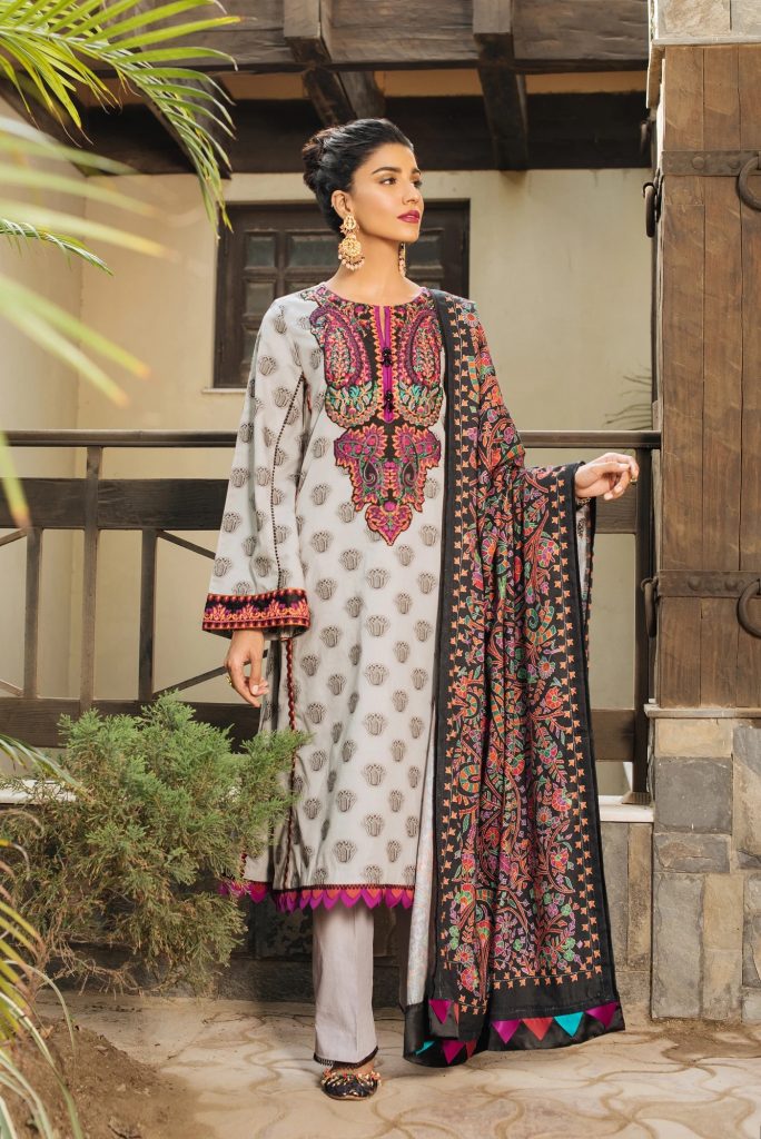 Ethnic Fancy Winter Dresses Casual Shirts Designs 2023-2024