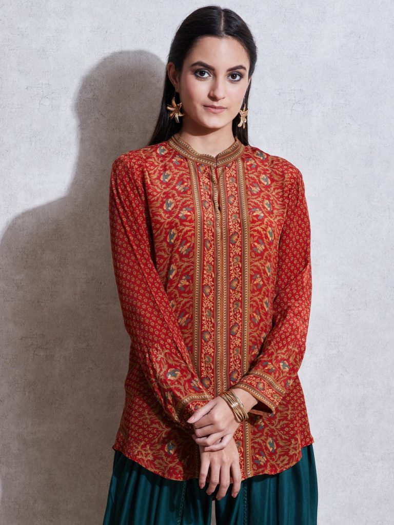 Indian Stylish Tunics Kurtis Ritu Kumar Collection 2023-2024