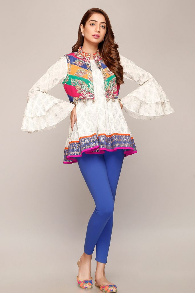 White Tunics & Kurtis - Latest White Dresses Trends Shalwar Kameez ...