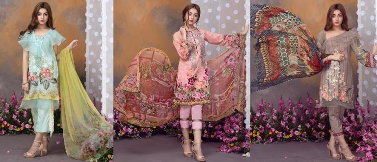 Khas Luxury Eid Lawn Suits Designs Collection 2019 (1) - StylesGap.com