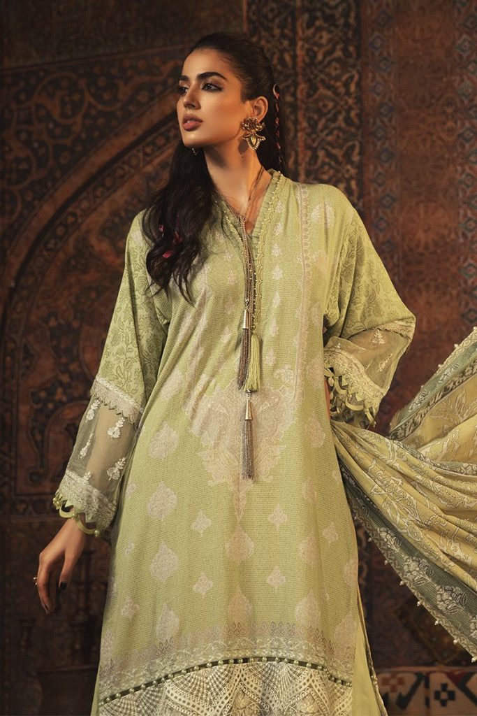 Latest Maria B Winter Printed Dresses Embroidered Collection (27 ...