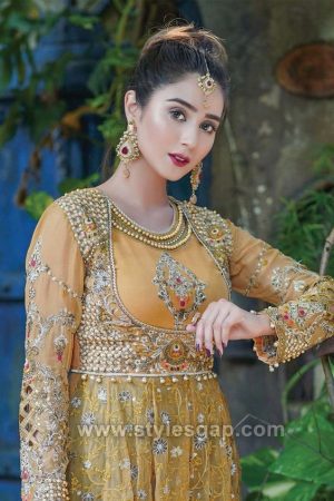 Latest Party & Wedding Wear Formal Peshwas Frocks 2024-25
