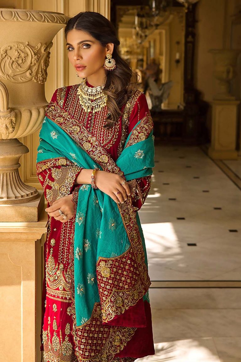Gul Ahmed Fancy Winter Velvet Dresses Shawl Collection 2024-25