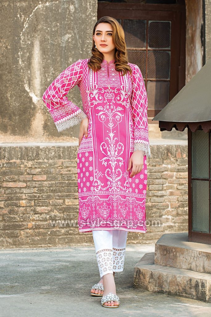 Latest Summer Lawn Kurta Designs 2025-2026 Stitching Styles