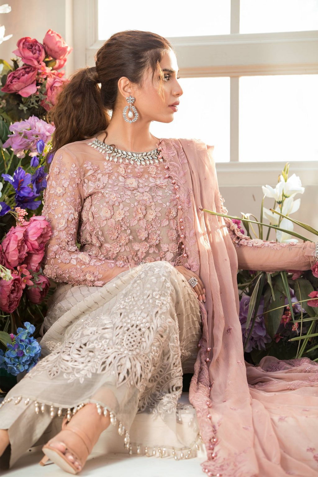 Best Eid Women Dresses Maria B Mbroidered Eid Collection 2021-2022