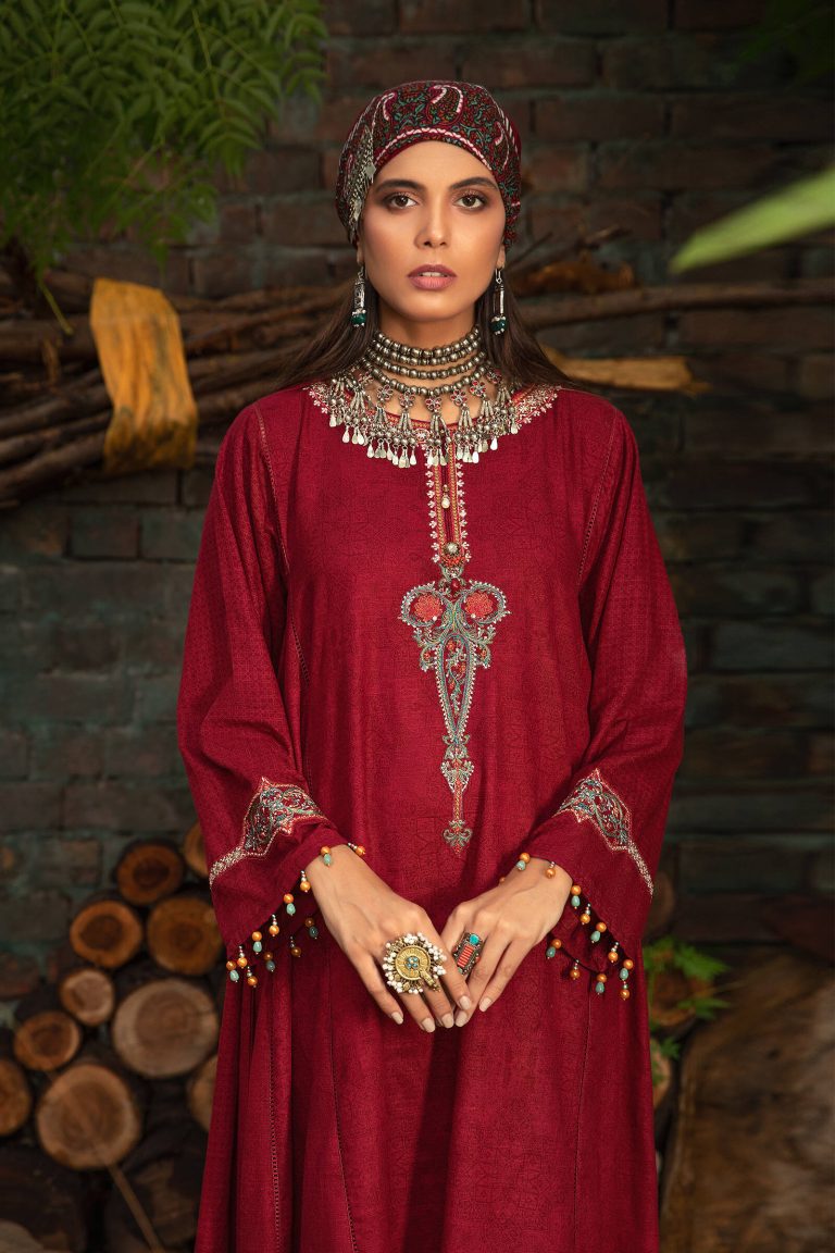 M Prints Latest Maria B Winter Printed Dresses Collection 2021-2022