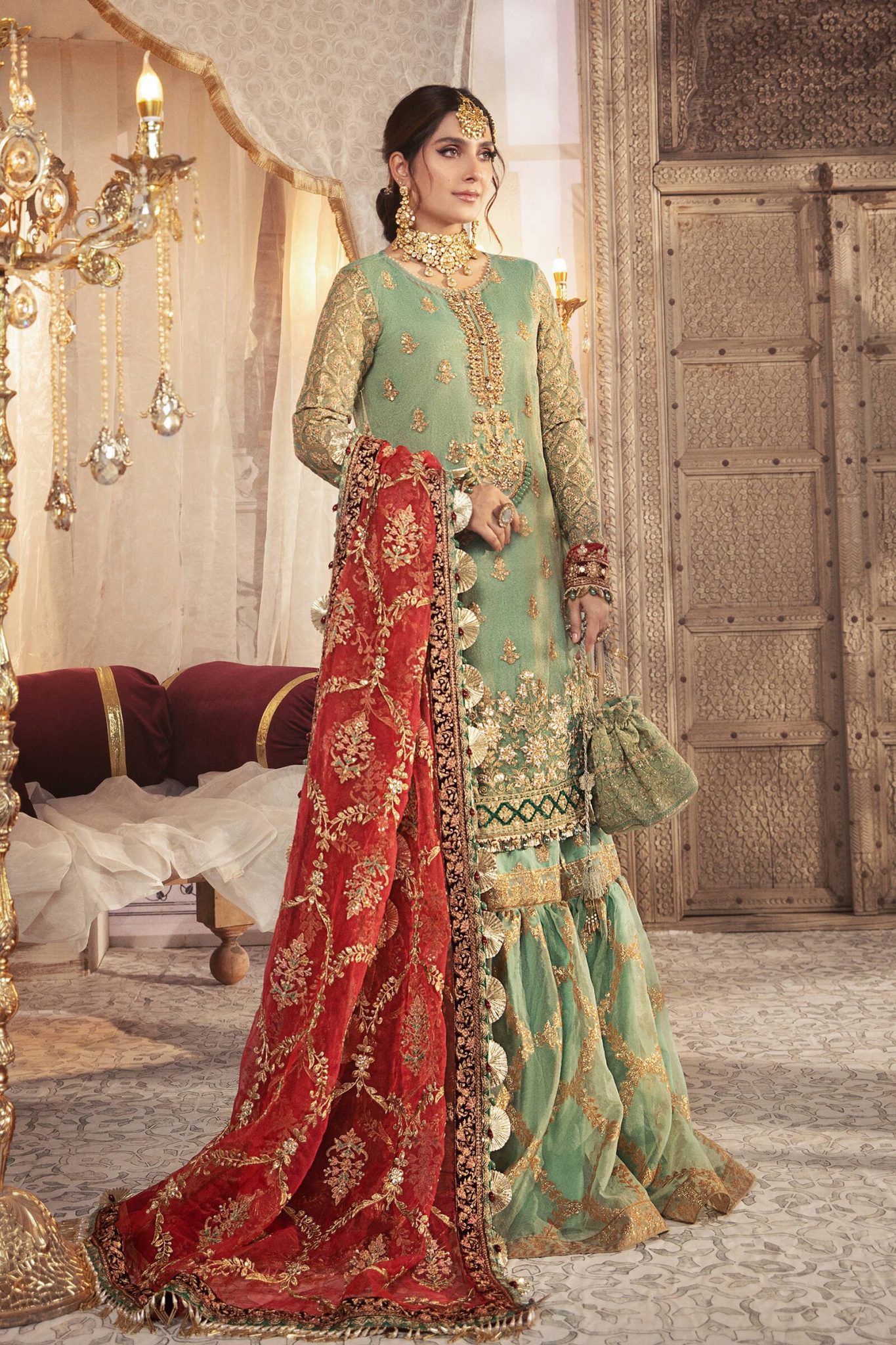 Maria B Embroidered Formal Winter Dresses Collection 2023-2024