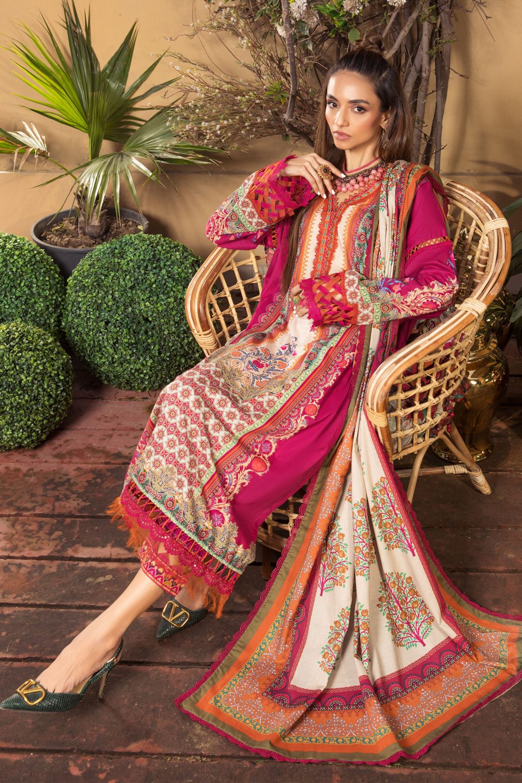 M Prints Maria B Printed Embroidered Lawn Collection 2022-2023