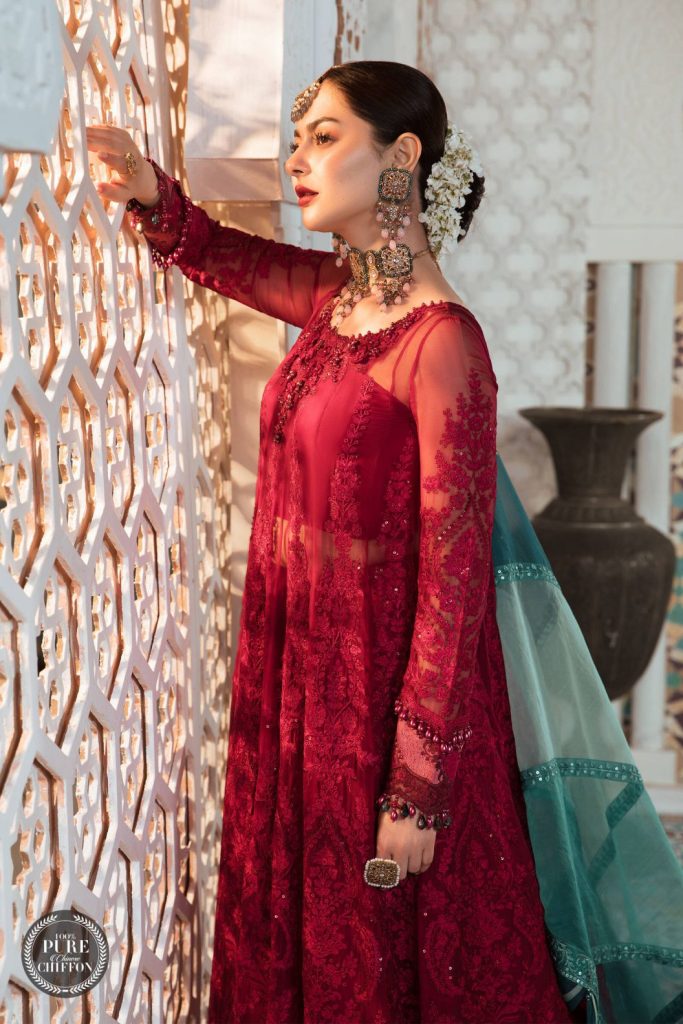 Maria B Latest Eid Chiffon Embroidered Embellished Dresses 2023