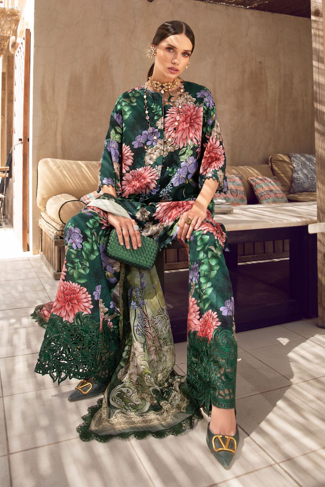 Maria B Winter Printed Dresses M Prints Collection 2022-23