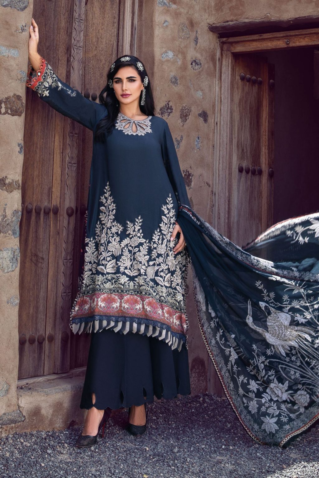 Maria B Winter Printed Dresses M Prints Collection 2022-23