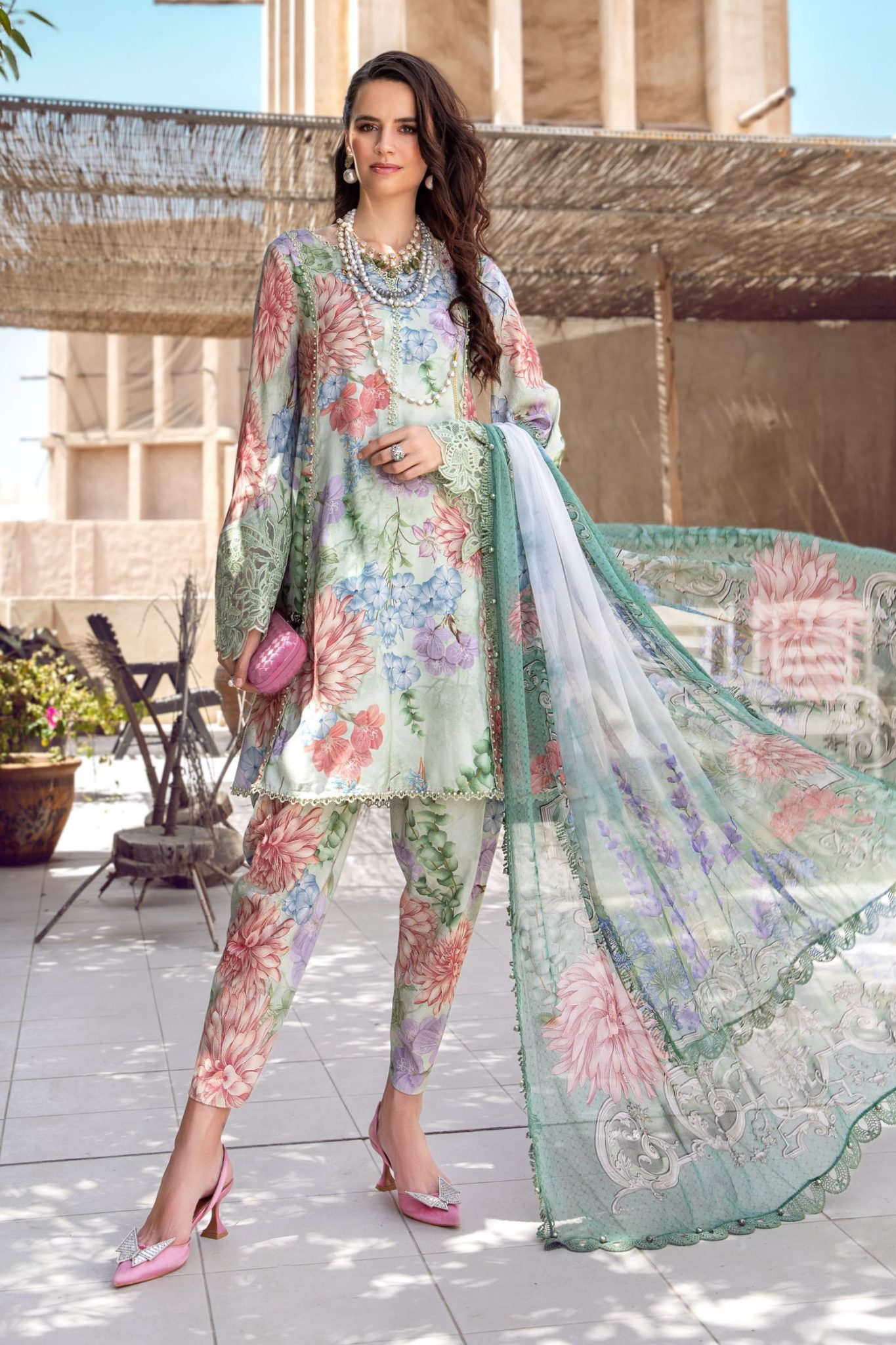 Maria B Winter Printed Dresses M Prints Collection 2022-23