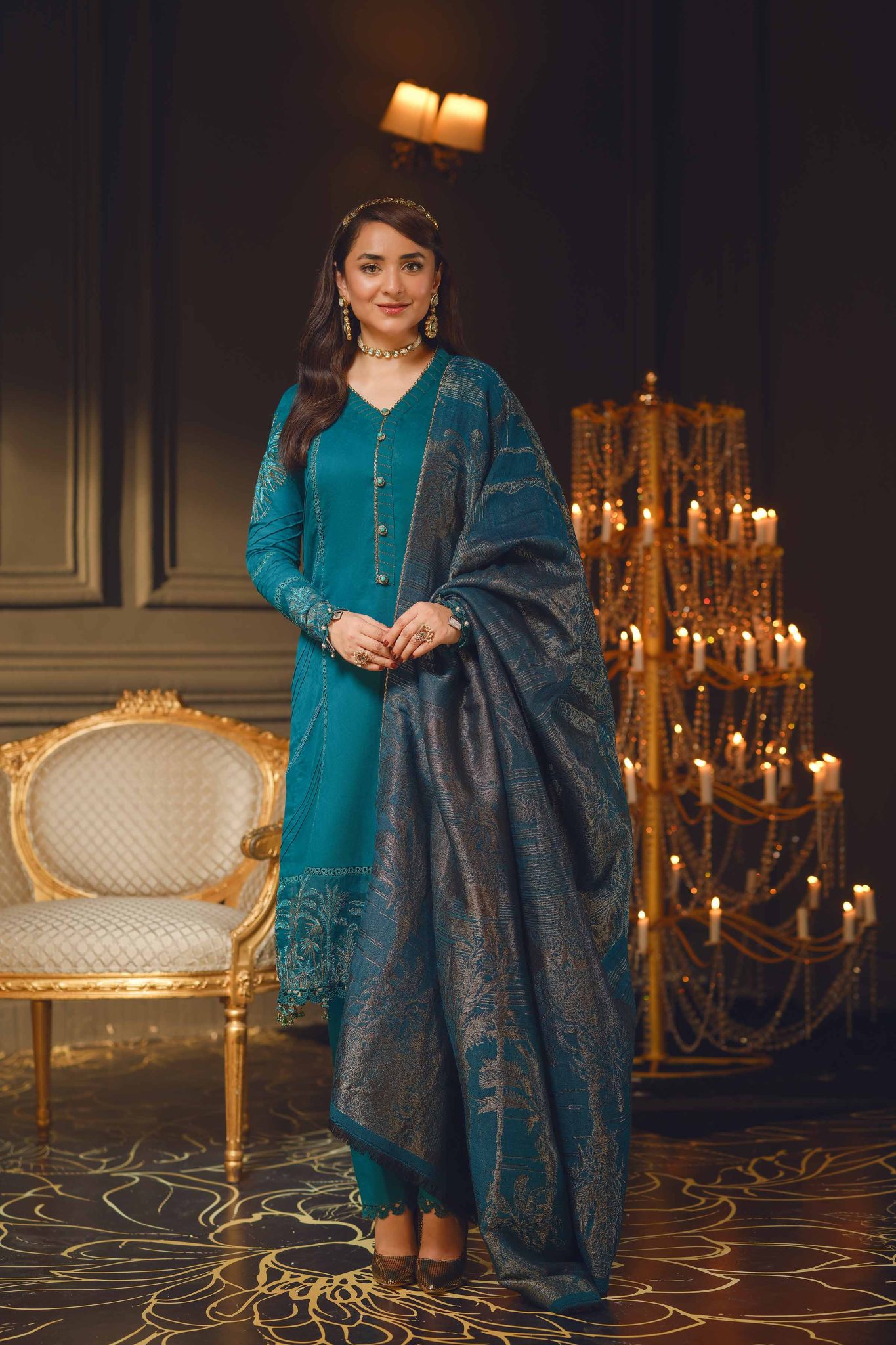 Nishat Linen Winter Dresses Collection 2023-2024 Khaddar Linen