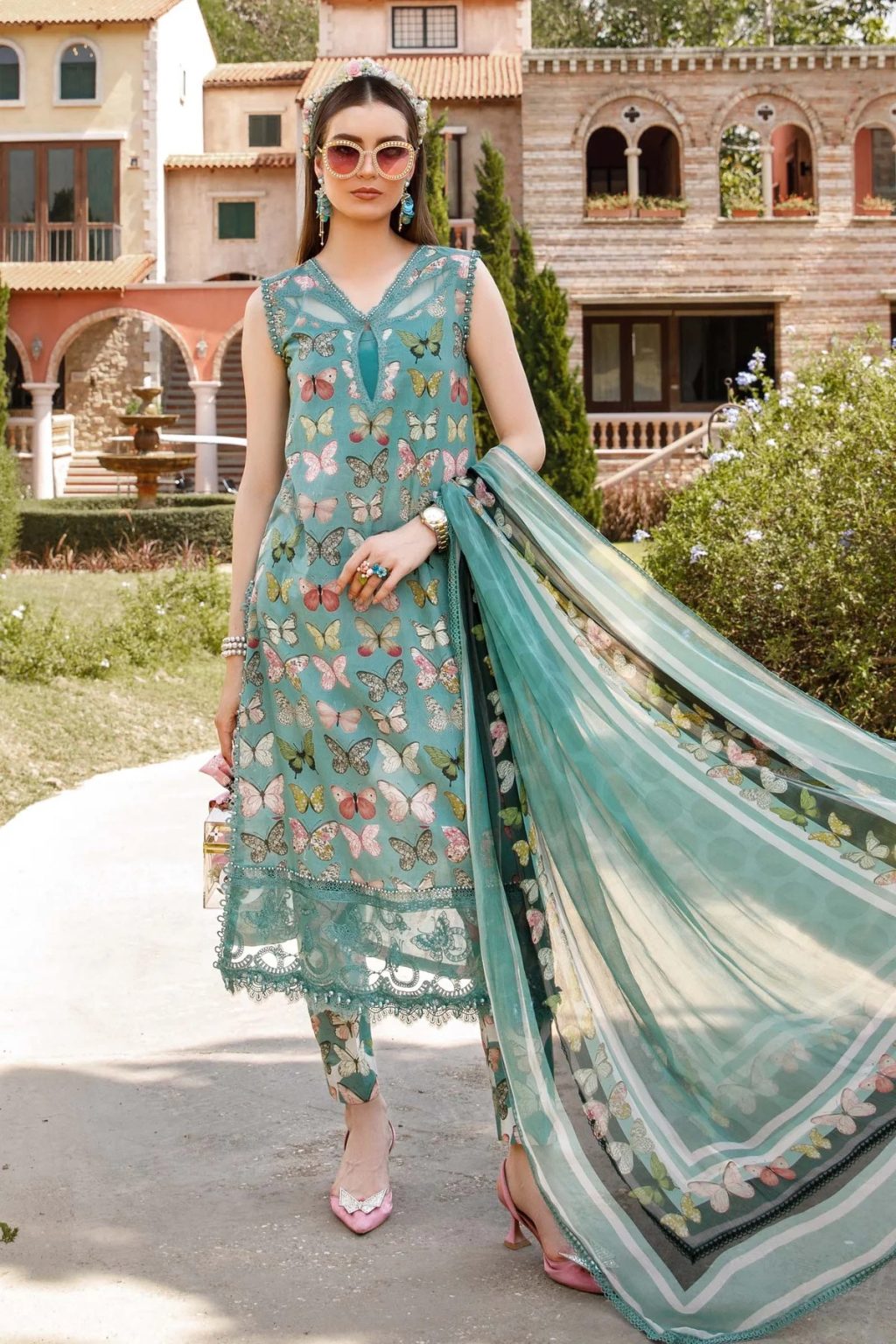 M Prints Maria B Printed Embroidered Lawn Collection 2023-2024