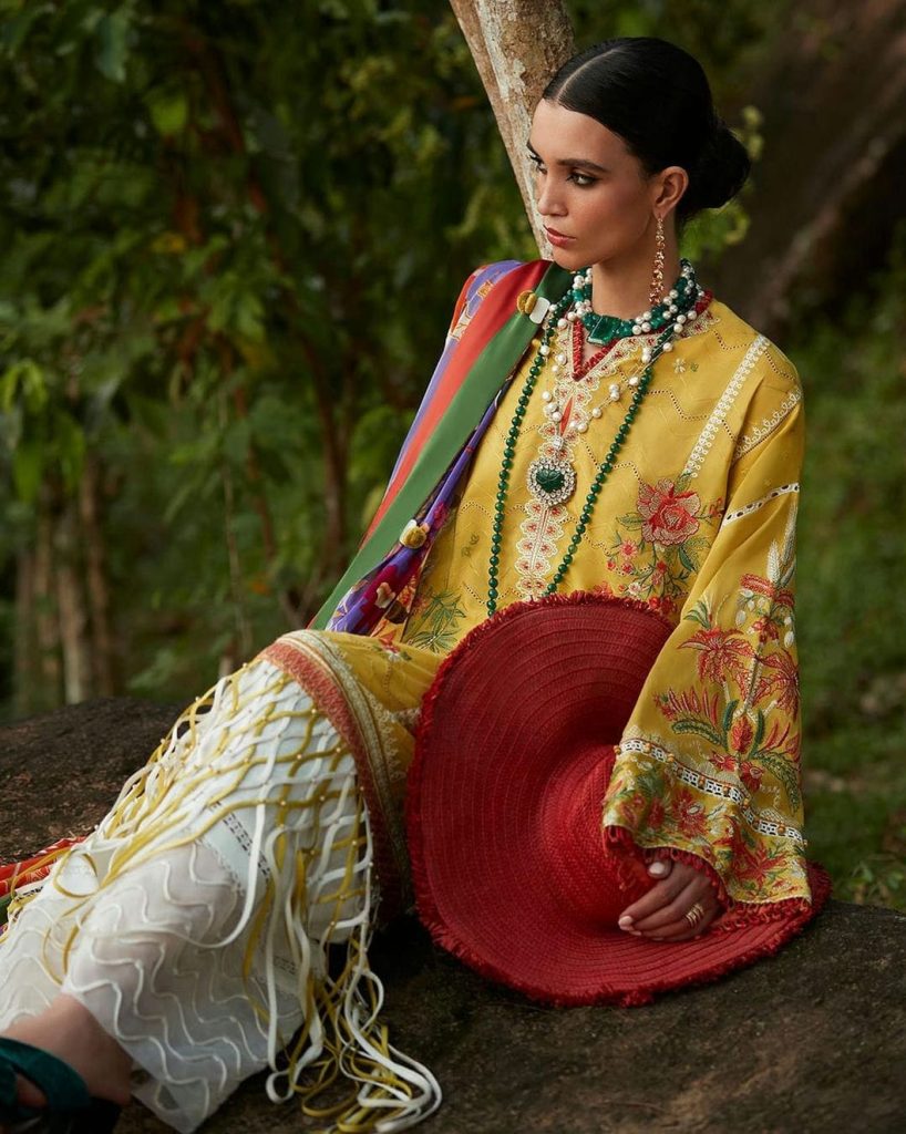 Elan Lawn Spring Summer Collection 2024 Luxury Designer Lawn