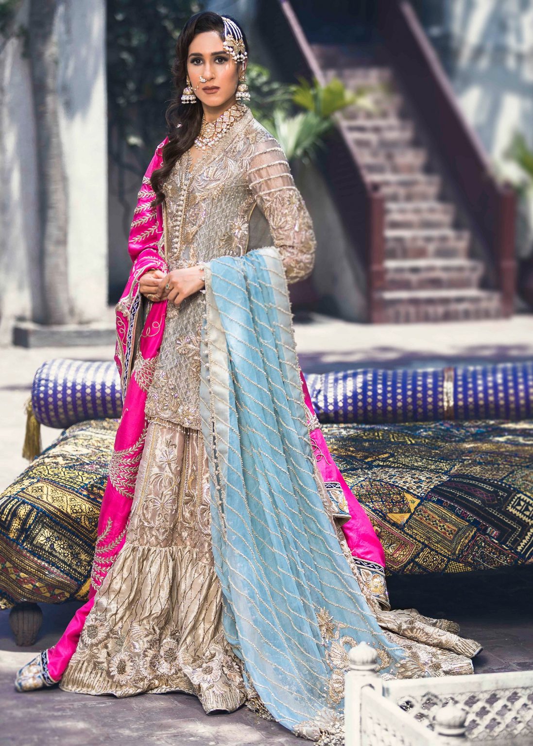 Latest Formal Wedding Bridal Sharara Designs 2025 Collection