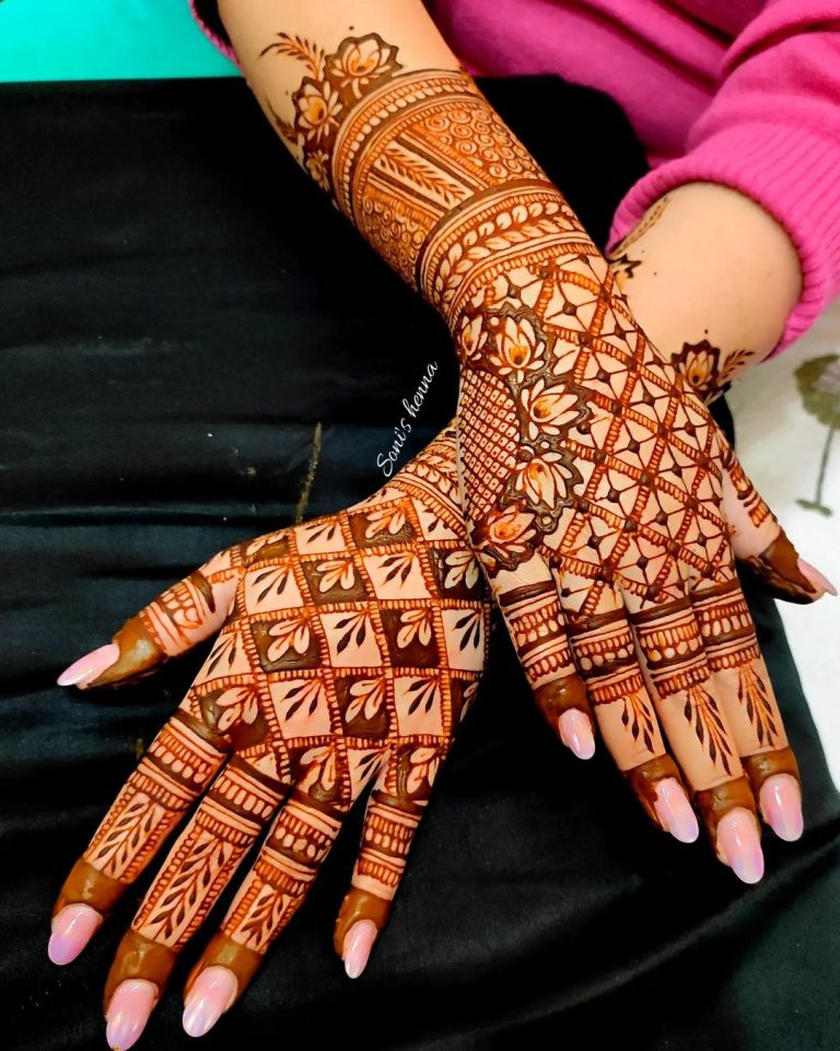 Mehndi Designs On Both Hands, Back Hands & Arms (2) - StylesGap.com