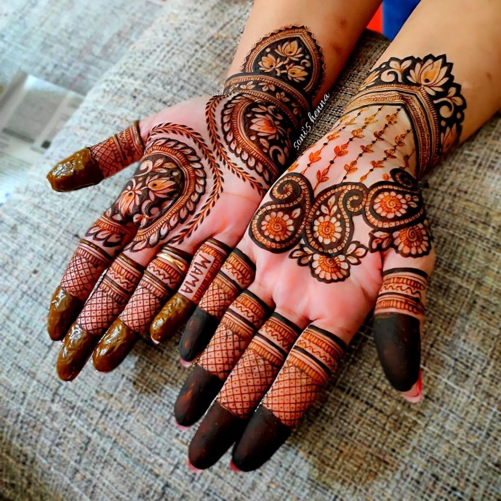 Paisley Mehndi Designs & Styles (9) - StylesGap.com