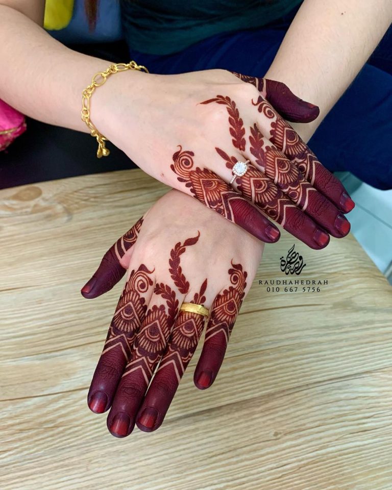 Simple & Easy Finger Mehndi Designs and for toes (6) - StylesGap.com